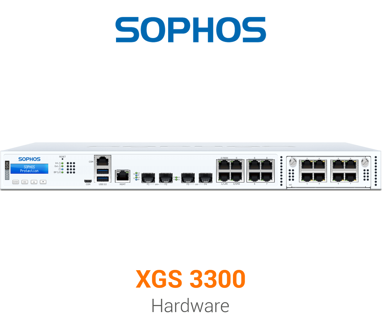 Sophos XGS 3300 Security Appliance (XG3CTCHEUK) | EnBITCon Systemhaus